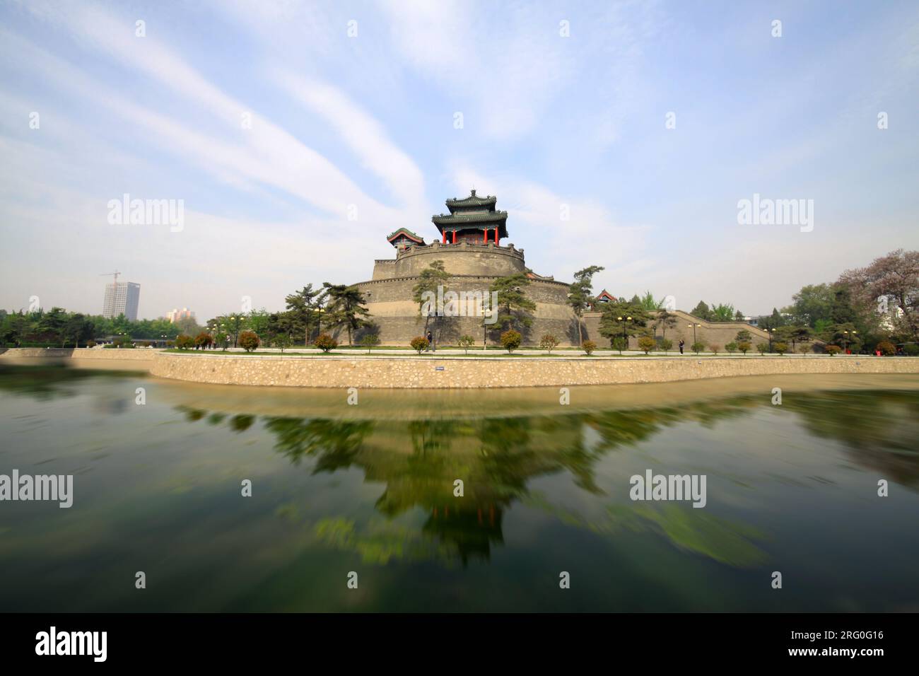 ancient Chinese traditional architecture in handan city Stock Photo - Alamy