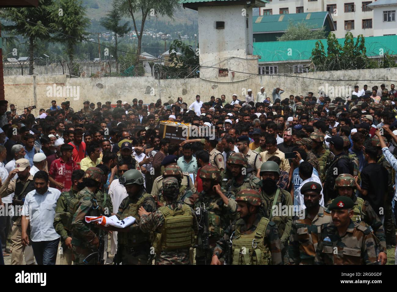 August 6, 2023, Srinagar, Jammu and Kashmir, India: Indian armed ...