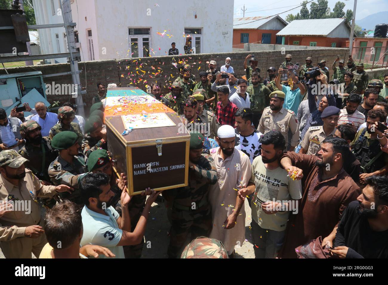 Indian soldier coffin hi-res stock photography and images - Alamy