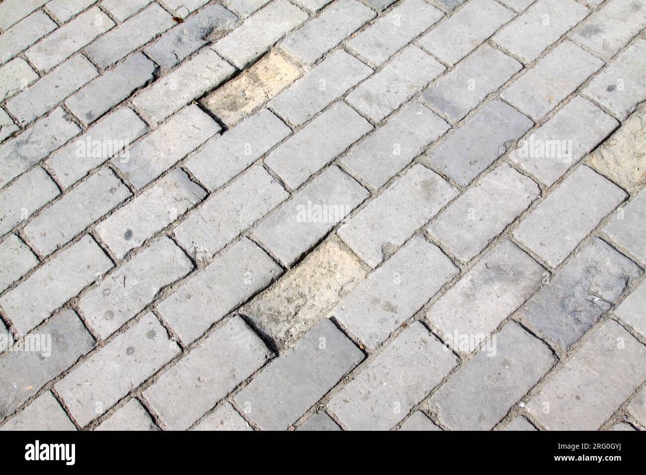 ground of the bricks in a historical and cultural sites, North China ...