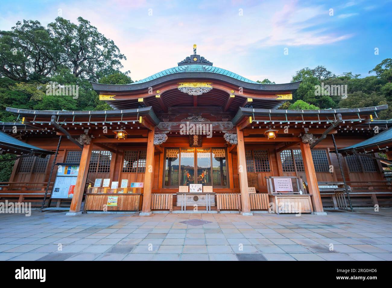 Nagasaki, Japan - Nov 28 2022: Suwa Shrine is a major Shinto shrine, it ...