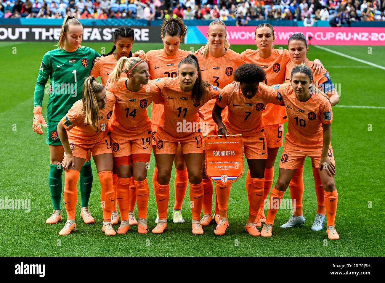 Sydney, NSW, Australia, Dutch line up FIFA Women's World Cup 2023 Round ...