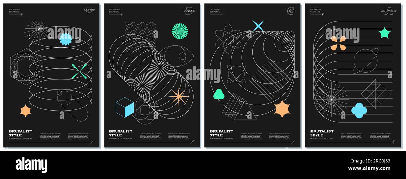 Simple Graphic Design Posters