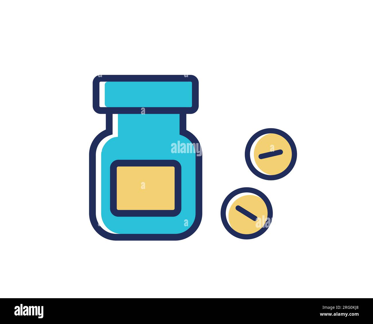 Scientific illustration icon Stock Vector Images - Alamy