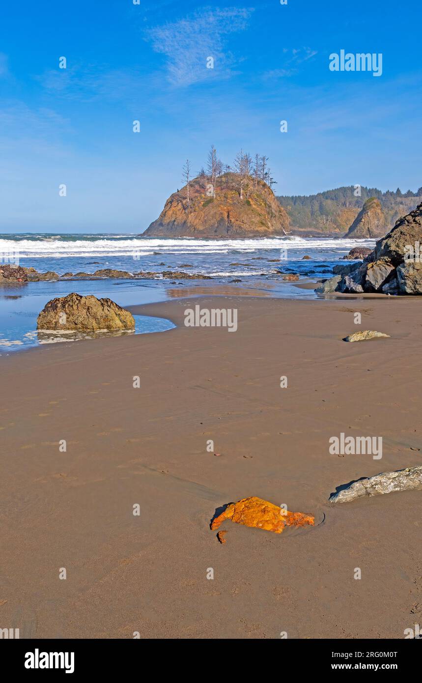 Serene Views on a Remote Beach in Trinidad State Beach in California ...