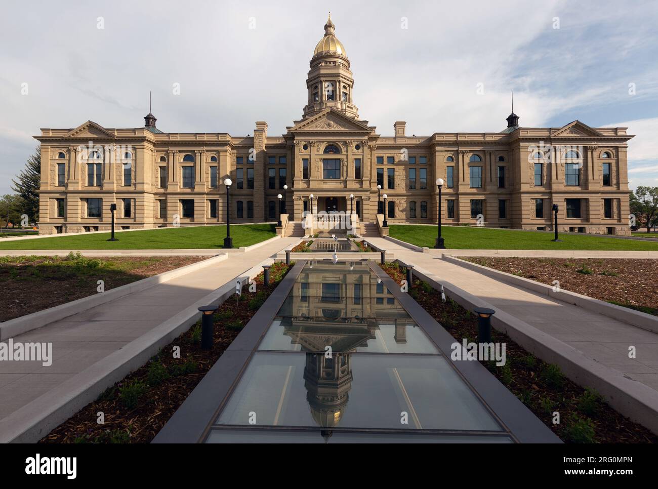 The Wyoming State Capitol Building Stock Photo - Alamy