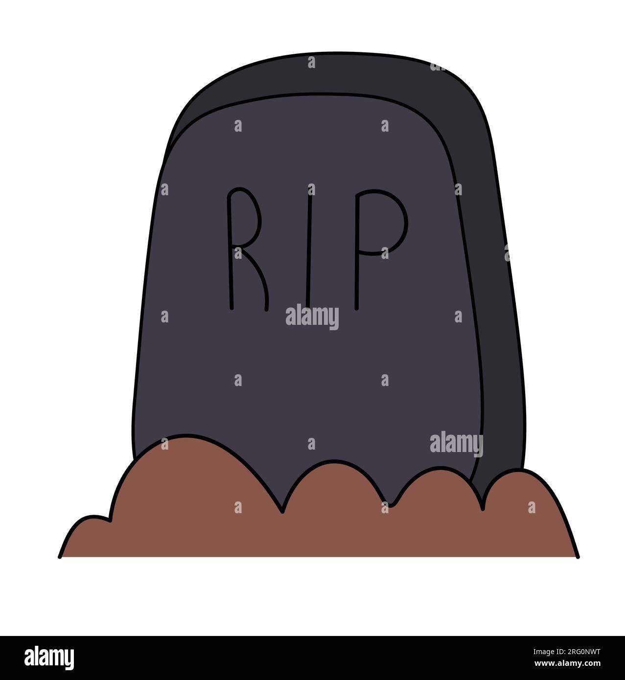 R.I.P gravestone. Halloween tombstone. Grave headstone, graveyard. Cute ...