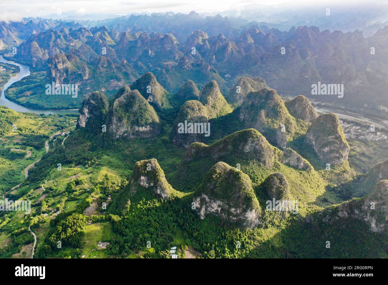 Yangshuo, China. 07th Aug, 2023. GUILIN, CHINA - AUGUST 6, 2023 ...