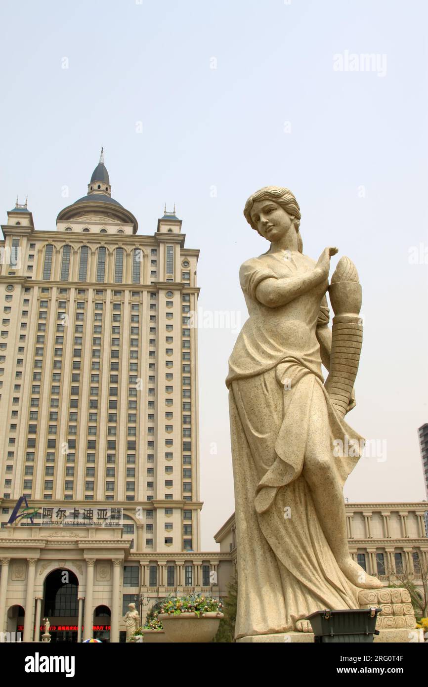 European style of architecture in cangzhou city, hebei province, China ...