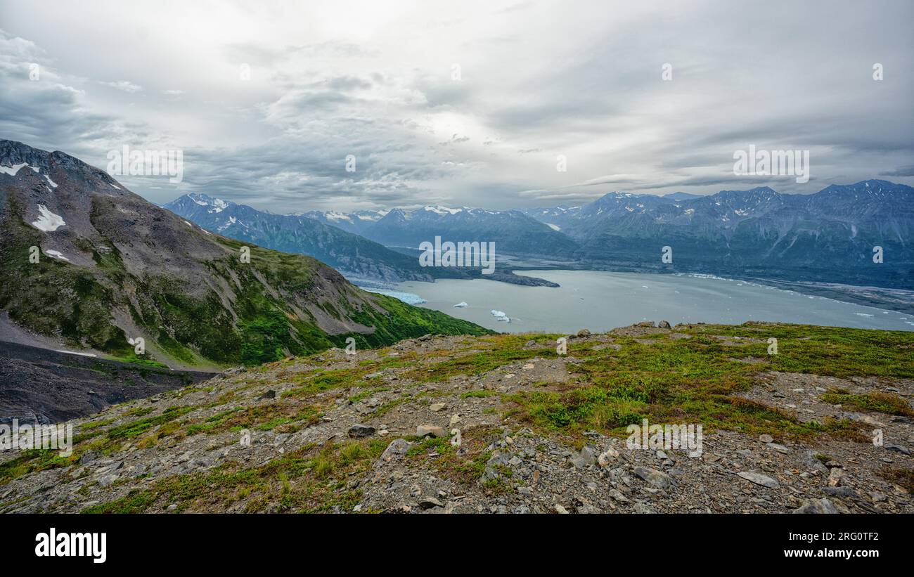 Glacier Knik in summer, Alaska, US Stock Photo - Alamy