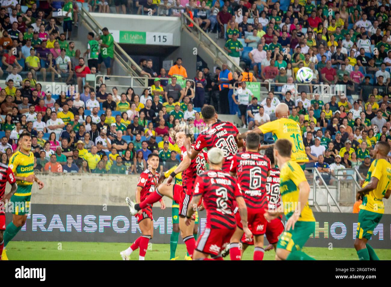 CUIABÁ, MT - 06.08.2023: CUIABÁ SAF MT X FLAMENGO RJ - It happened today, Sunday, the 6th of ...