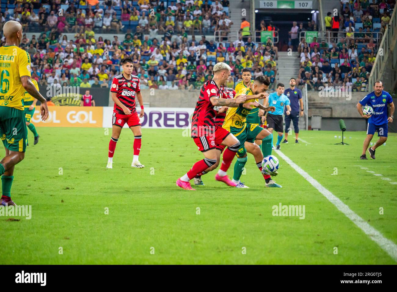 CUIABÁ, MT - 06.08.2023: CUIABÁ SAF MT X FLAMENGO RJ - It happened today, Sunday, the 6th of ...
