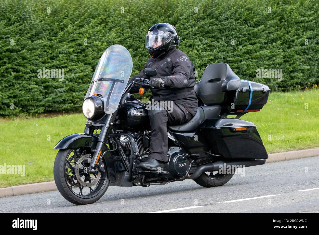 Whittlebury,Northants.,UK - Aug 6th 2023. Harley Davidson Fat Bob 114 ...