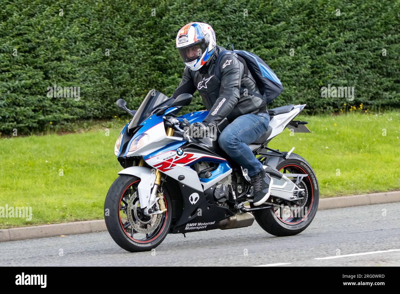 Whittlebury,Northants.,UK - Aug 6th 2023. 2017 BMW S 1000 RR motorcycle ...