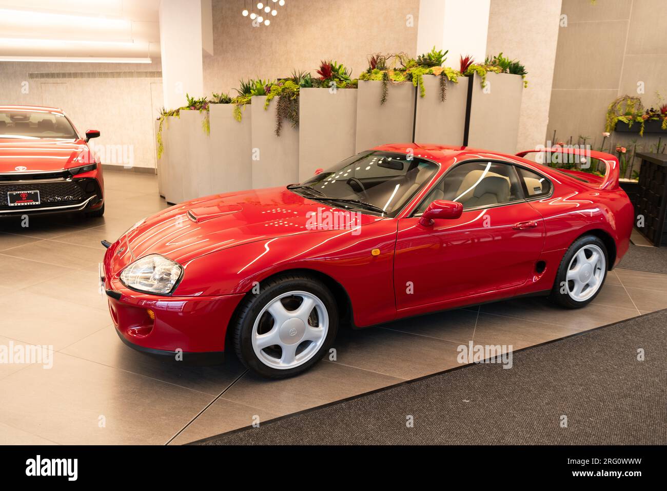 Toyota supra side view hi-res stock photography and images - Alamy