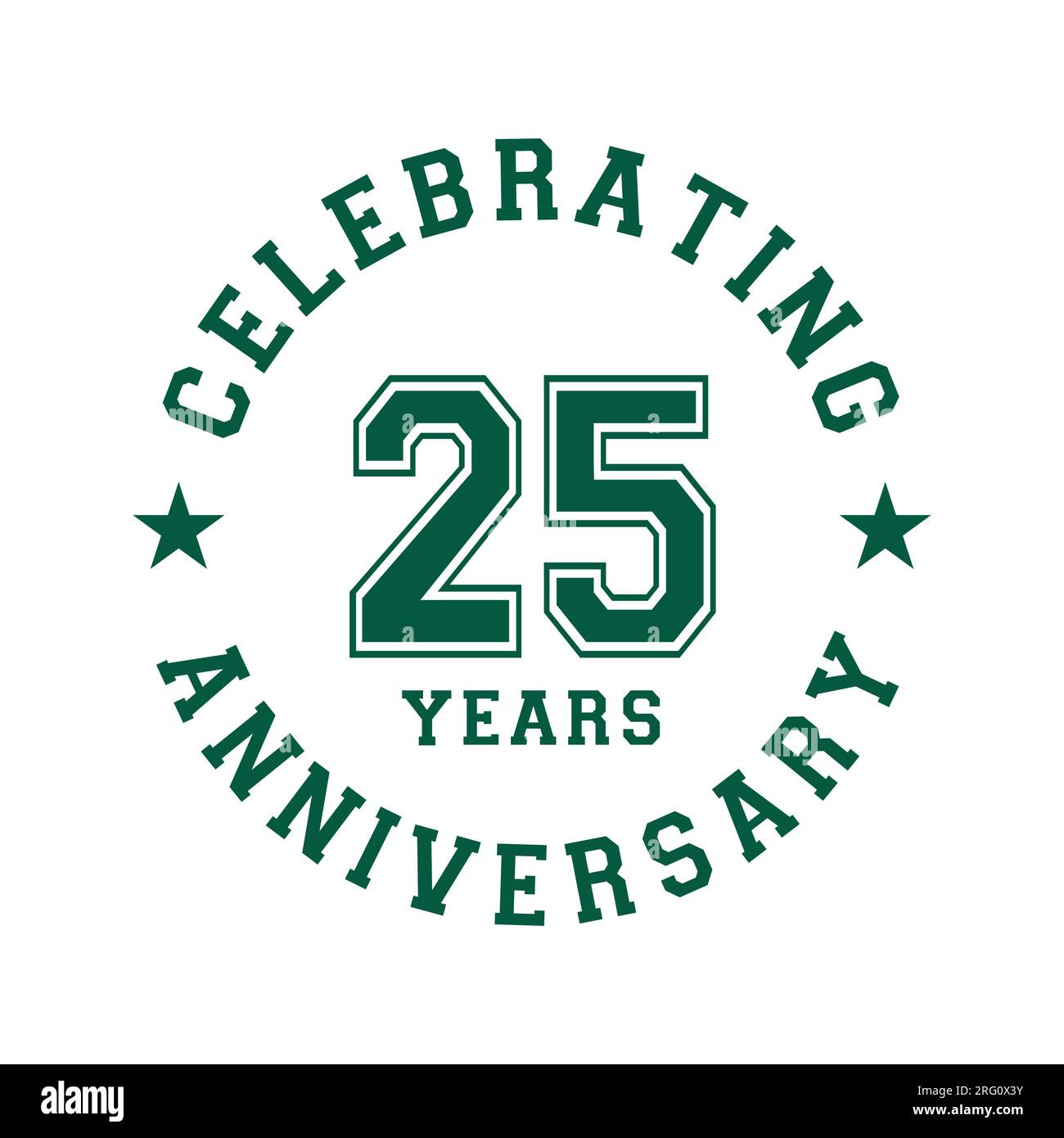 25 anniversary logo hi-res stock photography and images - Alamy