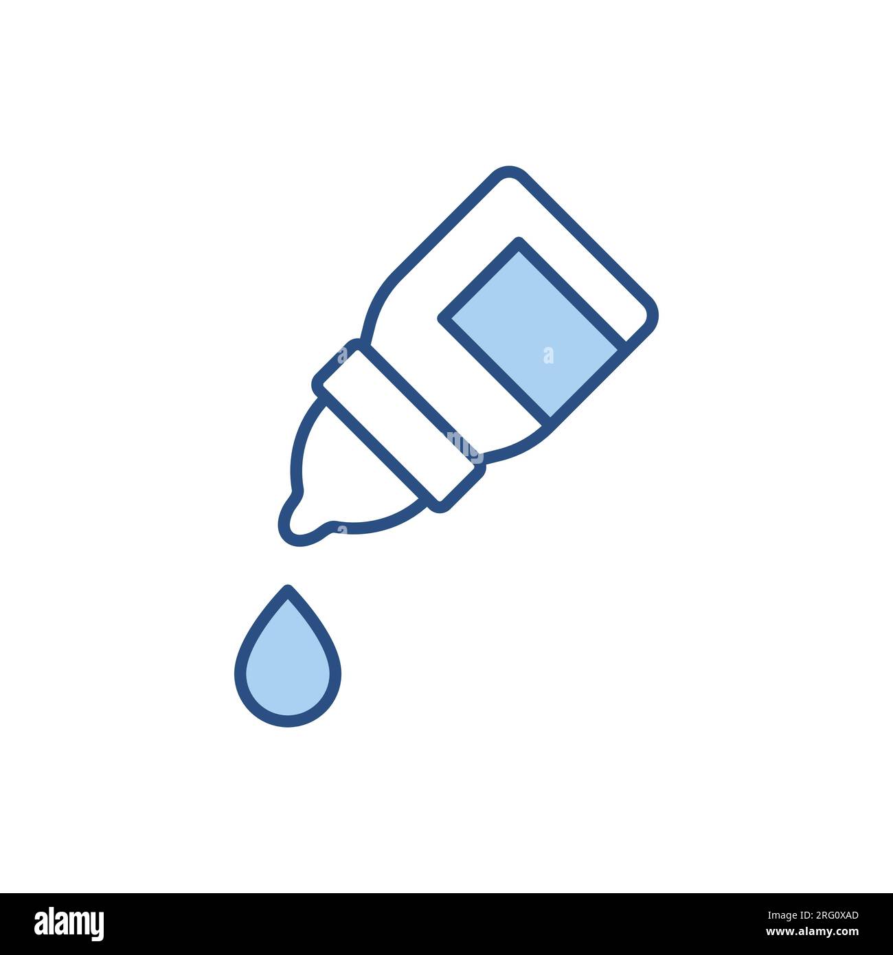 Eye Drops Related Vector Icon. Drugs. Eye Drops sign. Isolated on White ...