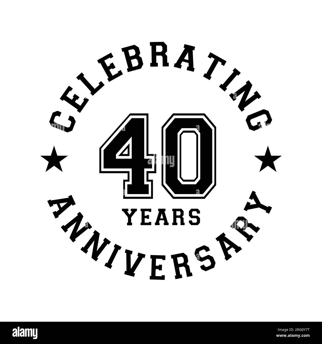 40 years anniversary celebration design template. 40th vector and ... 40 years anniversary celebration design template. 40th vector and ...