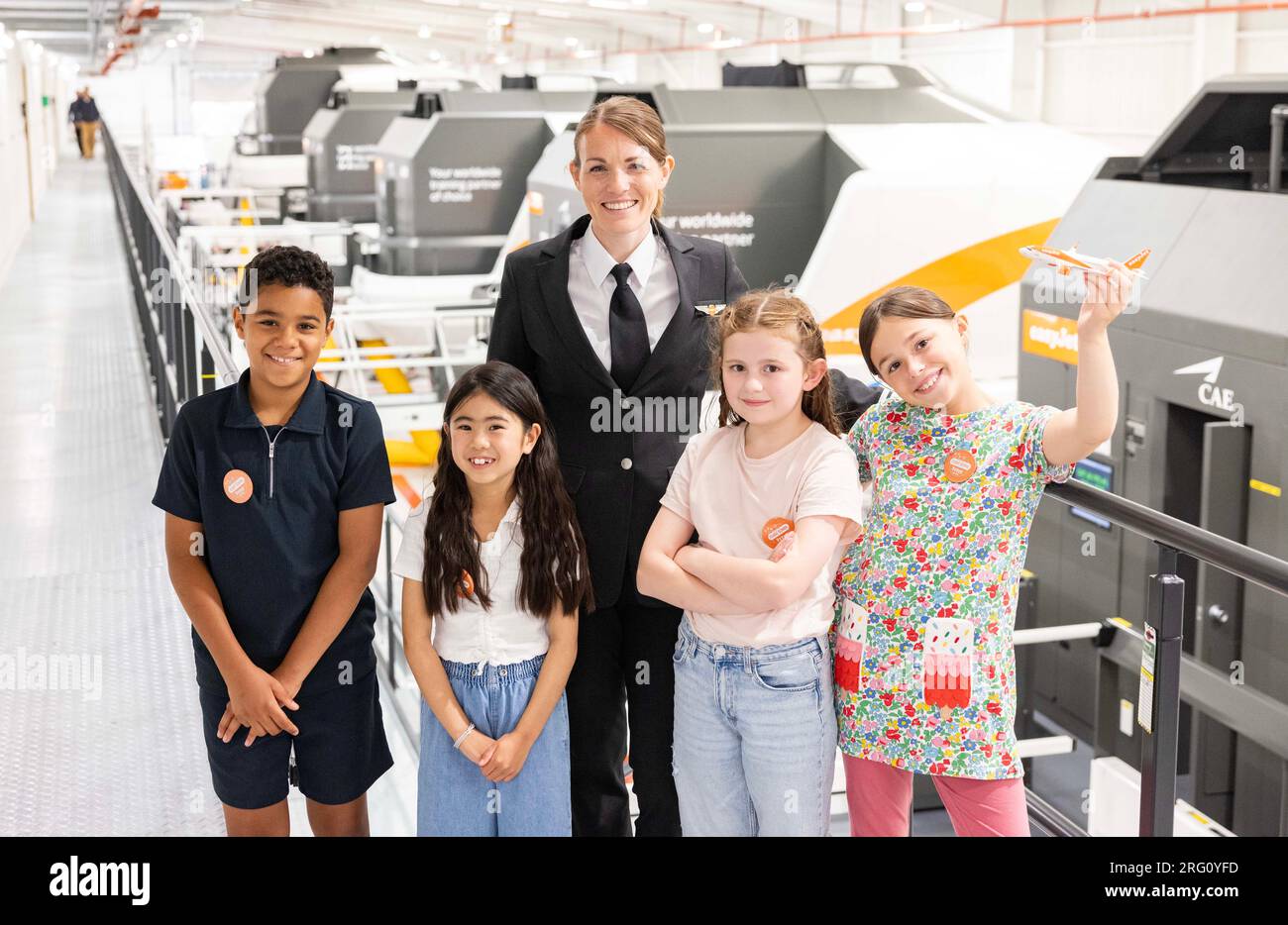 EDITORIAL USE ONLY (left to right) Seb Williams-Barrow, aged 9, Rei ...