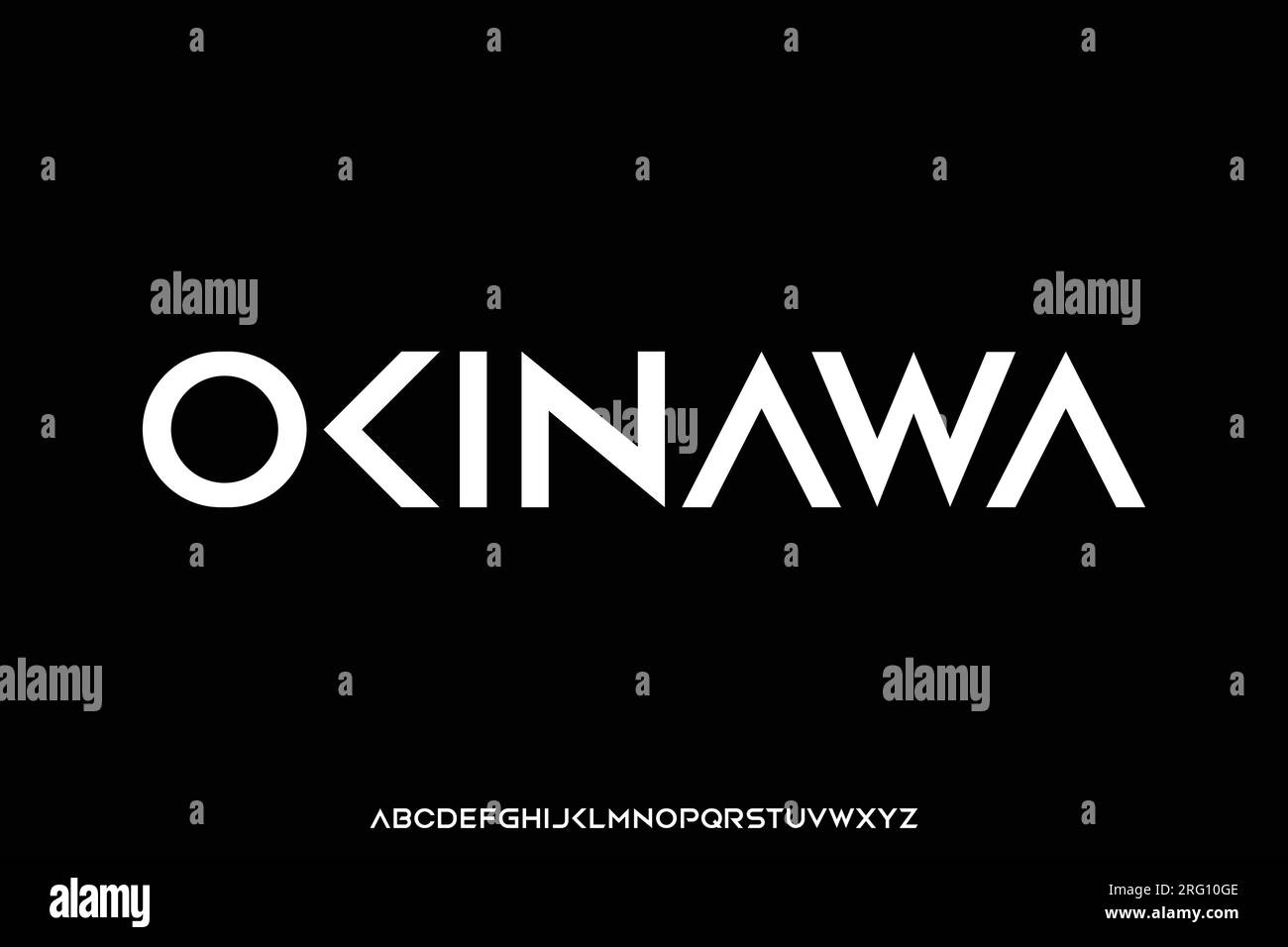 Creative modern unique alphabet display font vector. Luxury and clean ...