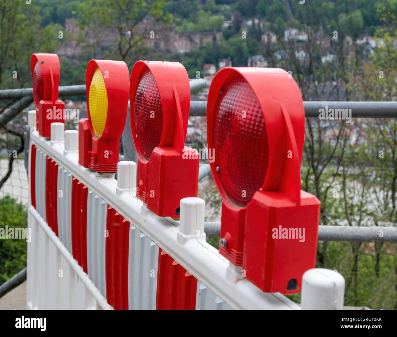 lights on a bridge or overpass Stock Photo - Alamy