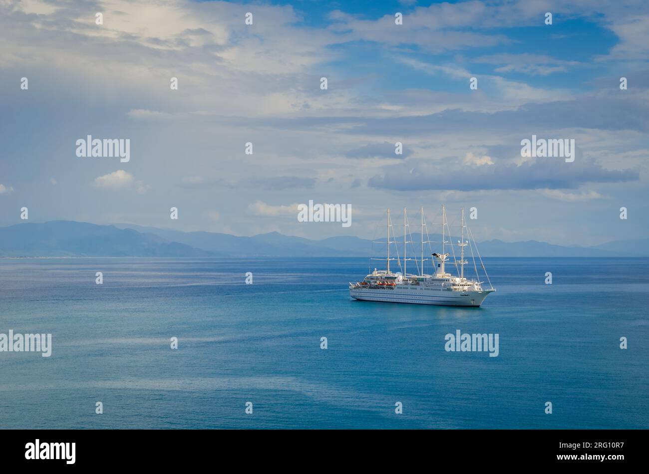 Mediterranean Sea - September 21st 2015 - The Club Med 2, a five-masted ...