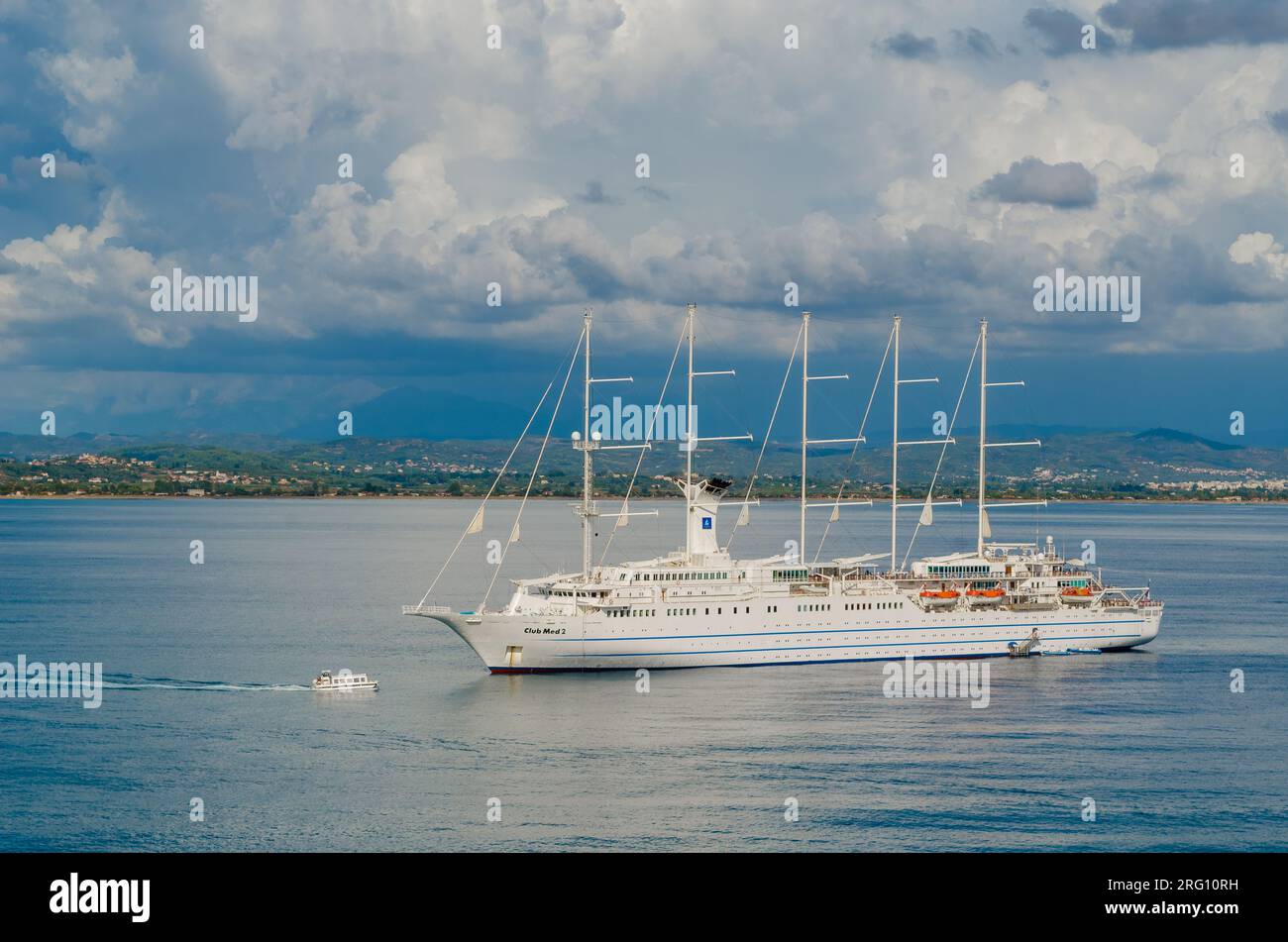 Mediterranean Sea - September 21st 2015 - The Club Med 2, a five-masted ...