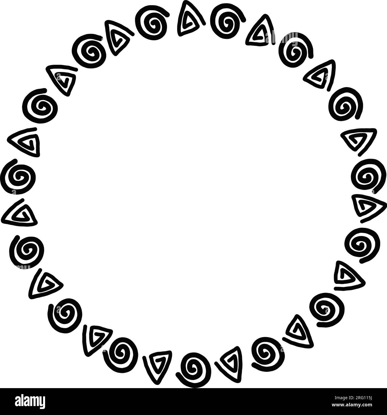 Circular borders Stock Vector Images - Alamy