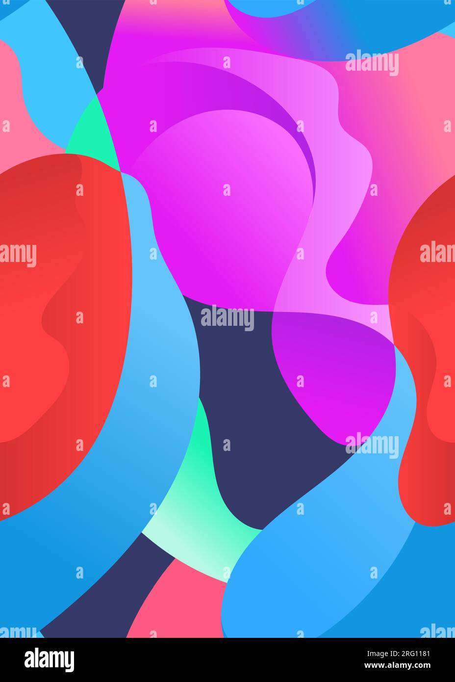 modern fluid acid style seamless patern vector illustration Stock ...