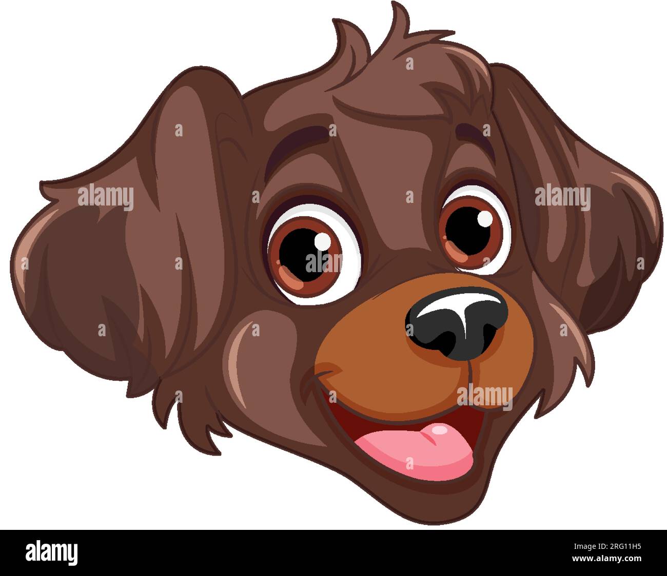 Brown Dog Cartoon Character illustration Stock Vector Image & Art - Alamy