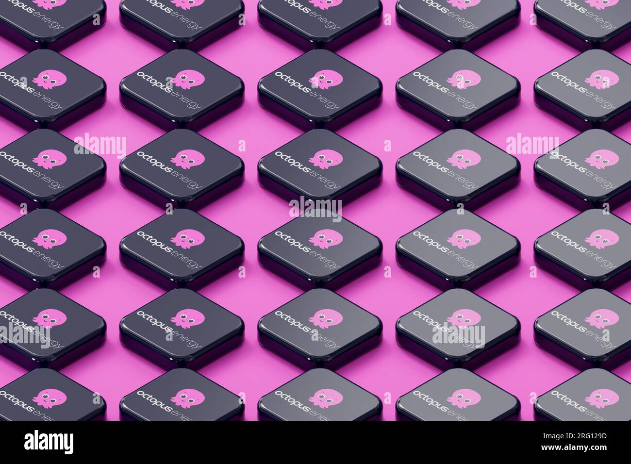 LONDON, UK - July 2023: Octopus Energy gas and electricity energy ...