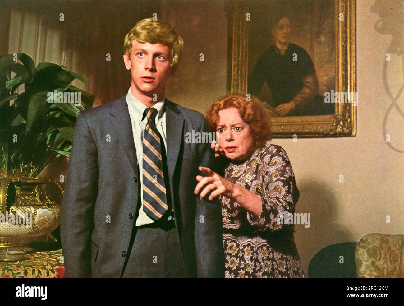 ELSA LANCHESTER and BRUCE DAVISON in WILLARD (1971), directed by DANIEL ...