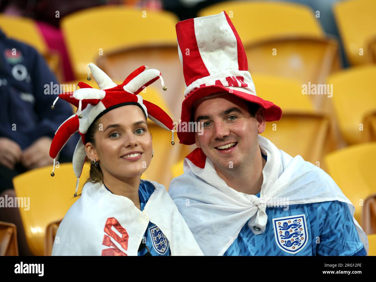 England fans pose for photographs before the FIFA Women's World Cup ...