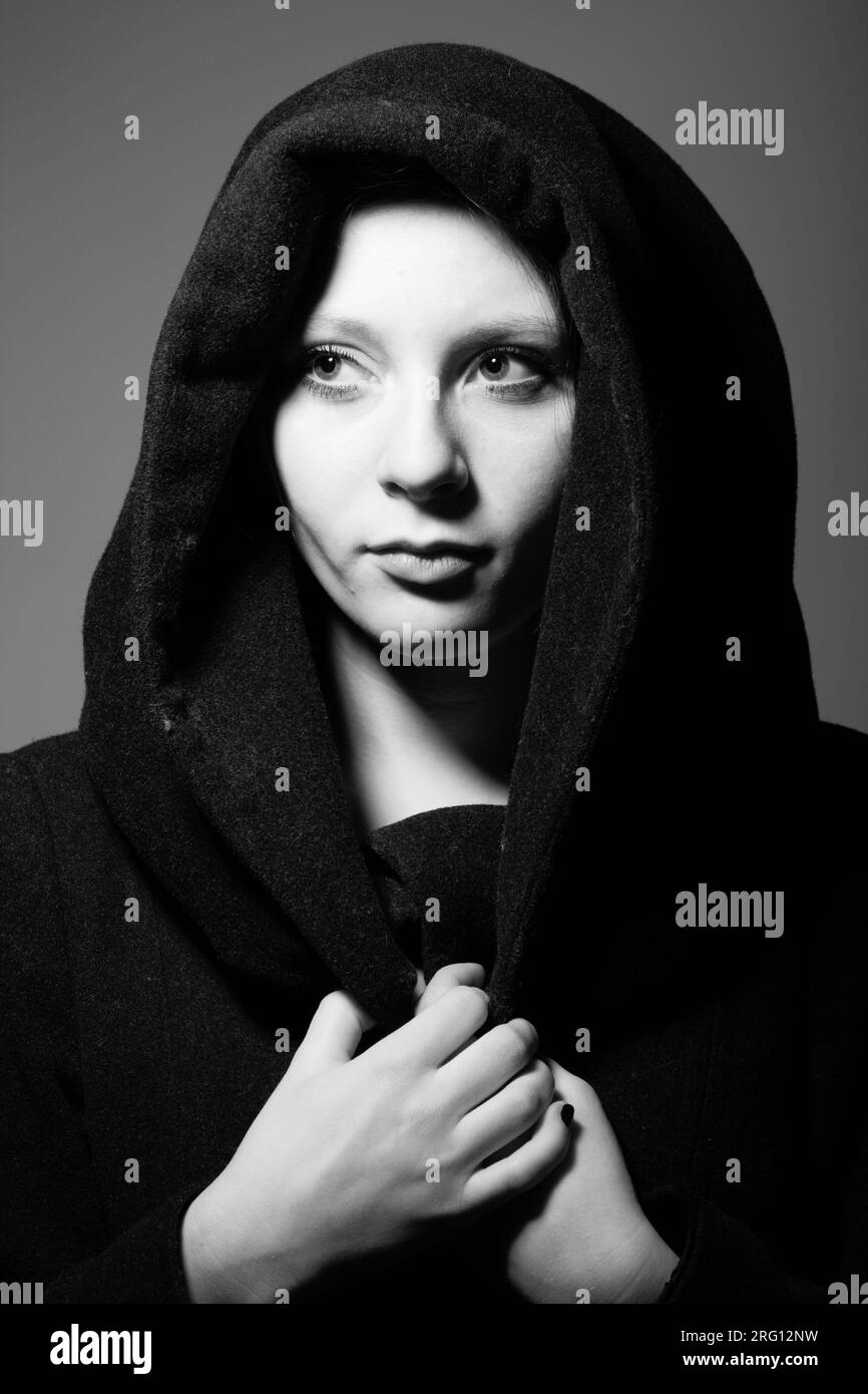 Strong woman portrait Black and White Stock Photos & Images - Alamy