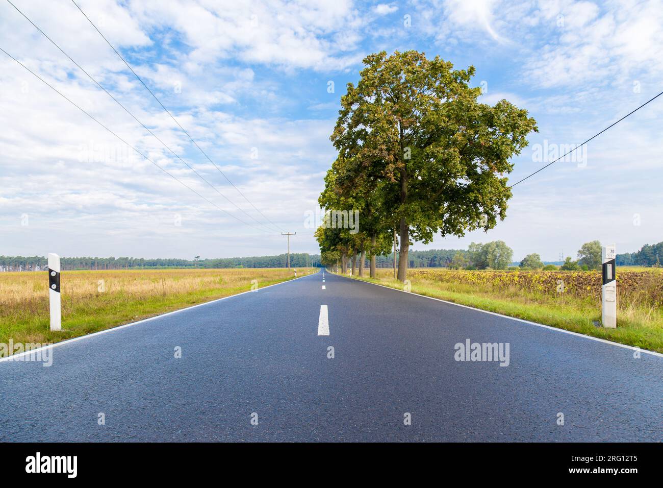 Road markings germany hi-res stock photography and images - Alamy