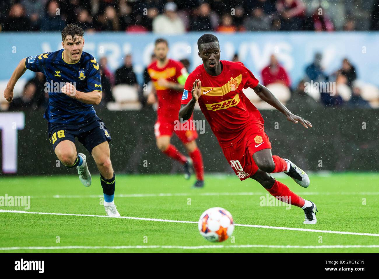 Farum, Denmark. 06th Aug, 2023. Mohamed Diomande (10) of FC ...