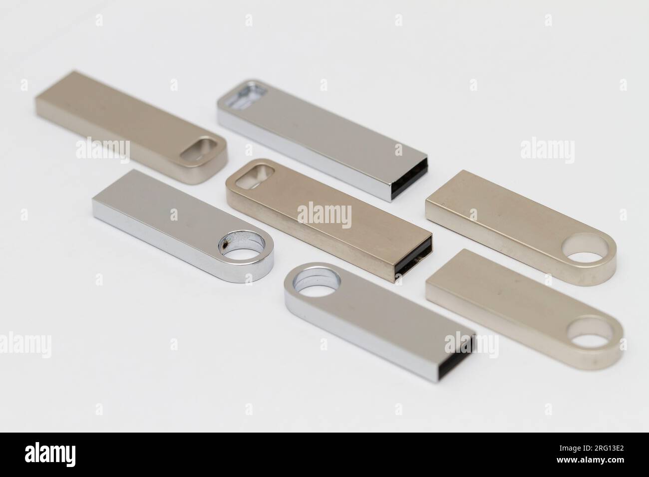 Macro shot of USB pen drive resting on a studio background Stock Photo ...