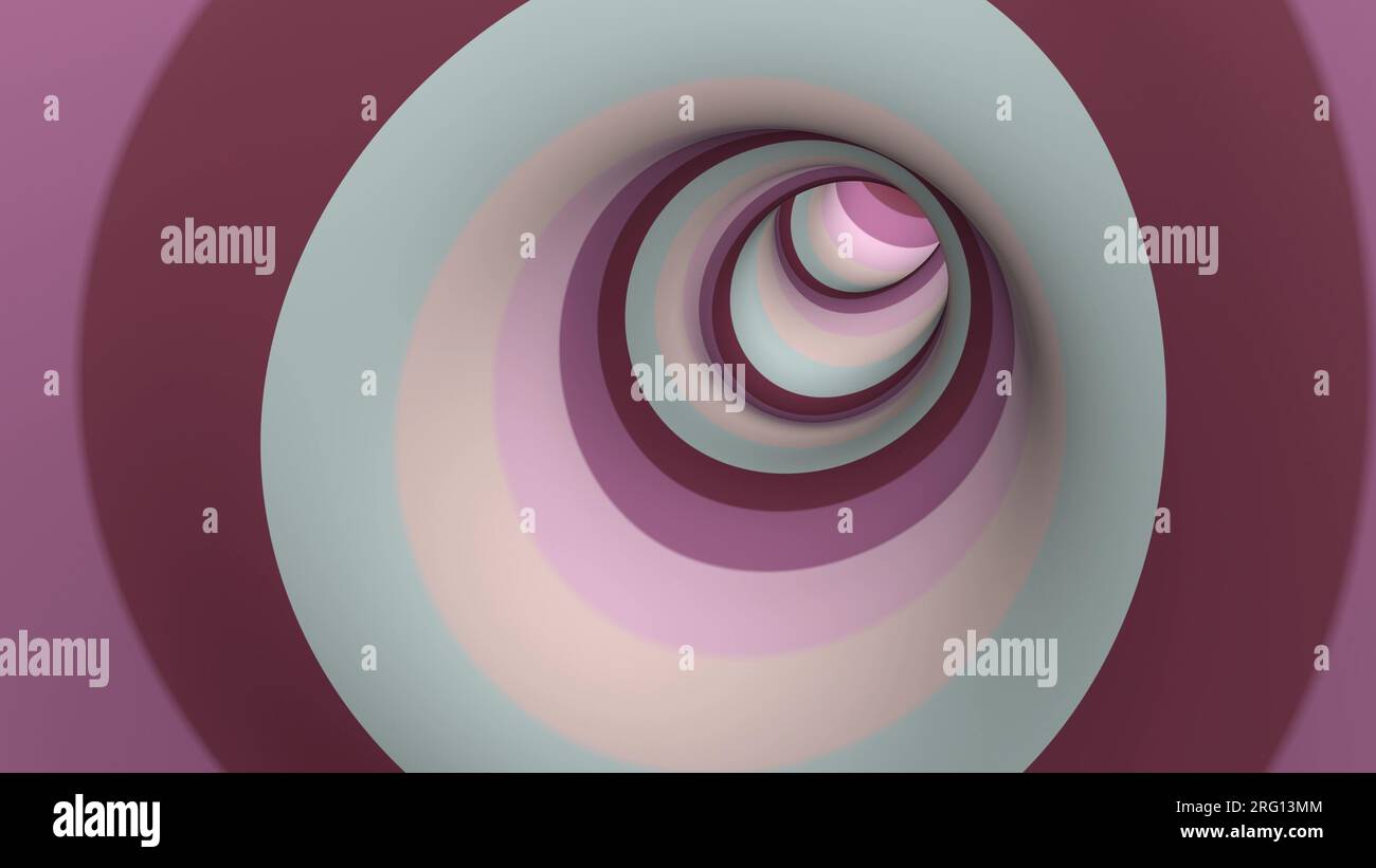 Color tunnel intro 3d render Stock Photo - Alamy
