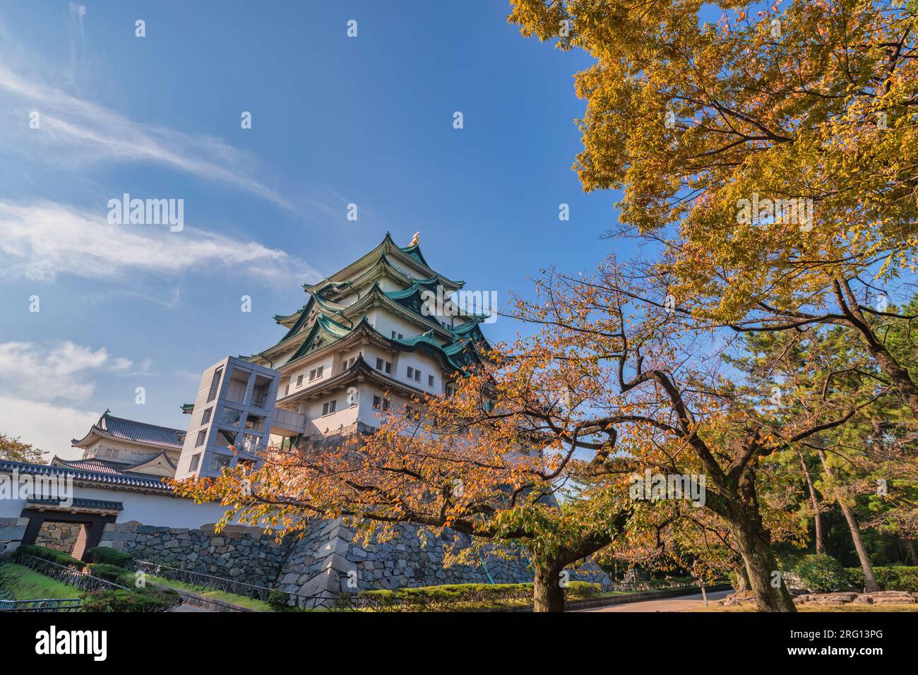 Nagoya Aichi Japan, autumn season at Nagoya Castle Stock Photo - Alamy