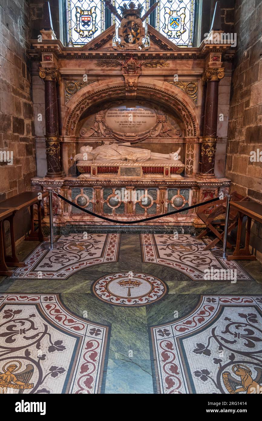 Tomb of Archibald Campbell, 1st Marquess of Argyll in St. Giles ...
