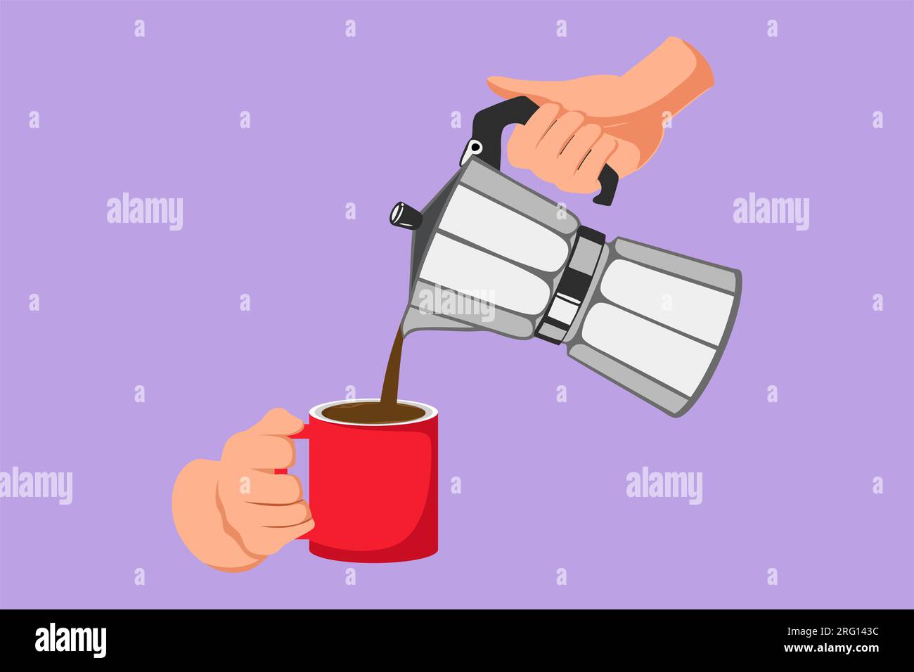 Pouring hot chocolate from teapot hi-res stock photography and images ...