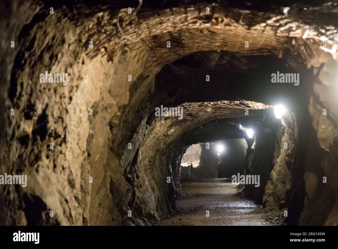 Complex Osowka of Project Riese in Gluszyca, Poland. In 1943 Nazi ...