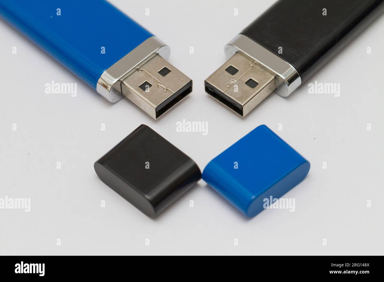 Macro shot of USB pen drive resting on a studio background Stock Photo ...