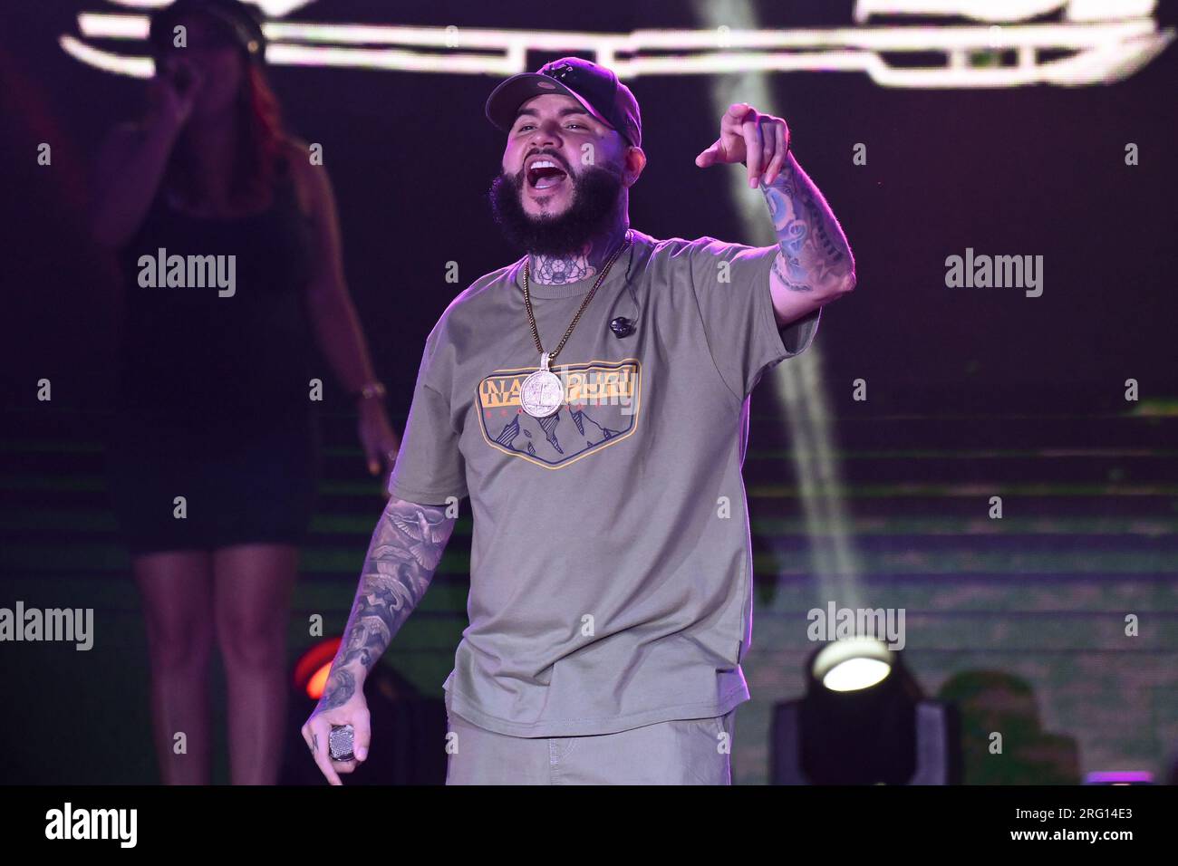 Farruko during the Euro Tour at Fiesta 2023, August 6th 2023, Rome ...