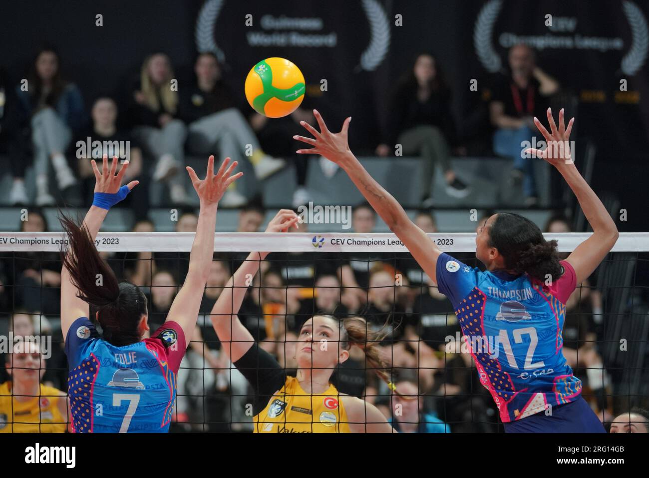 ISTANBUL, TURKIYE - MARCH 15, 2023: Raphaela Folie and Jordan Thompson ...
