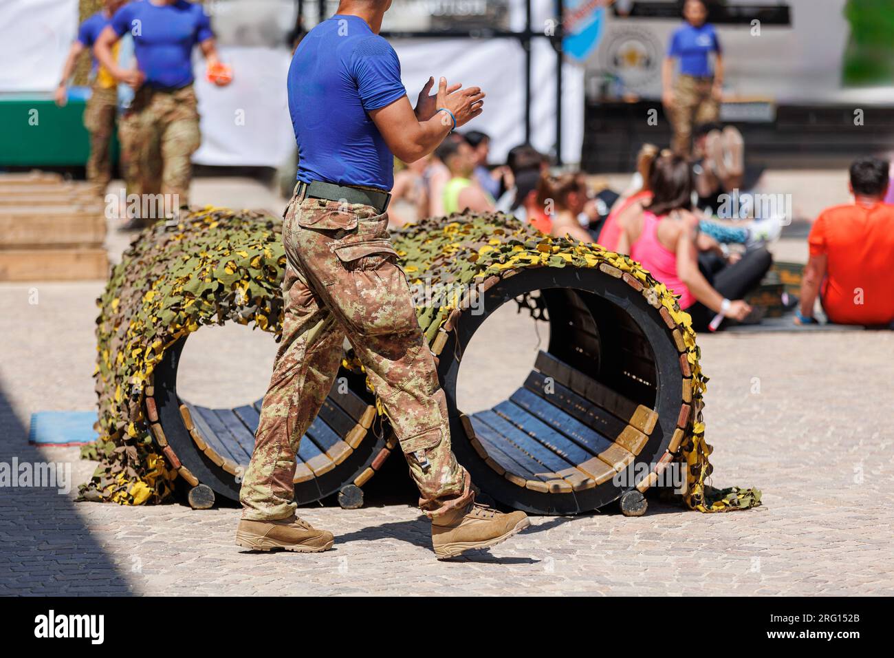 Military Training: Fitness Workout and Activities Stock Photo - Alamy