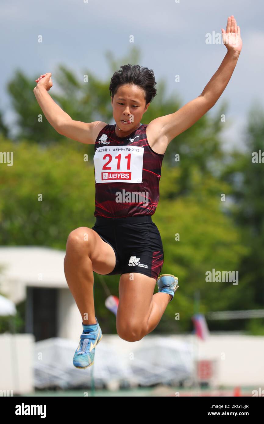 Yamanashi, Japan. 6th Aug, 2023. Fuji Hokuroku Women's Long Jump at Mt ...