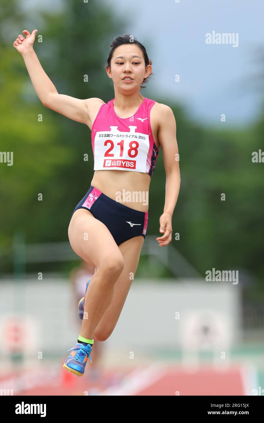 Yamanashi, Japan. 6th Aug, 2023. Fuji Hokuroku Women's Long Jump at Mt ...