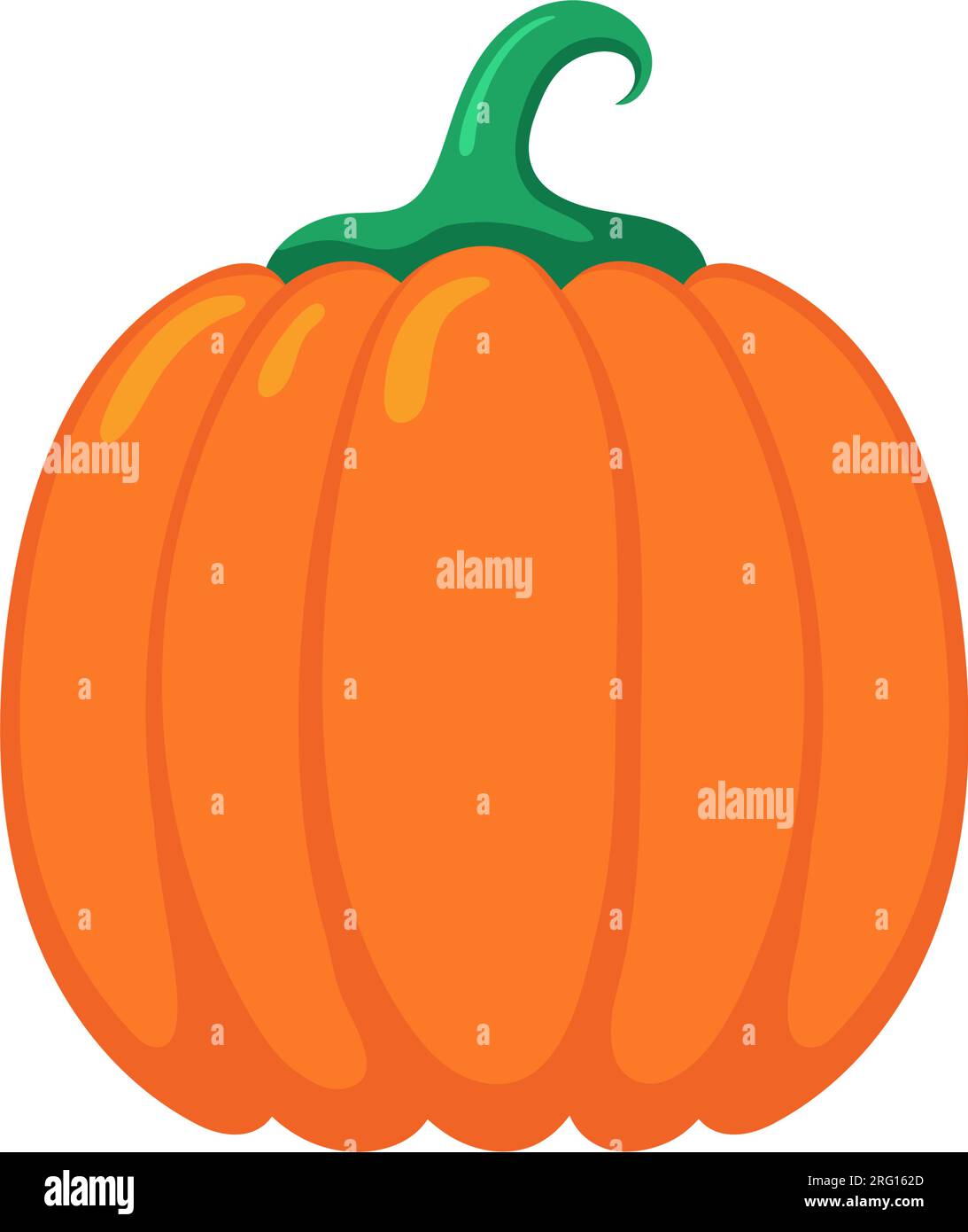 Funny cartoon pumpkin. Cute vegetable. Vector food illustration ...