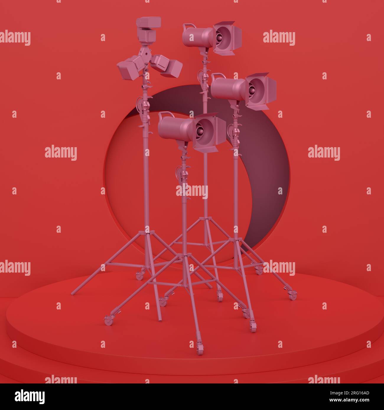 Filming camera podium hi-res stock photography and images - Alamy
